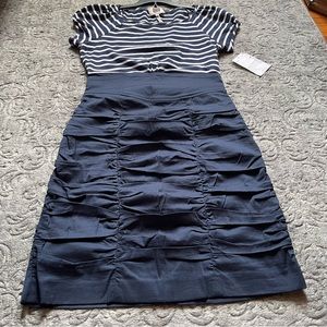 Laundry by Design | Dresses | Laundry By Design Navy Blue Striped Dress ...